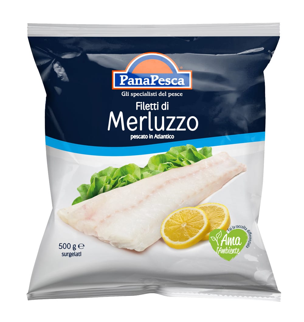 Filetti di Merluzzo Atlantico Senza Pelle surgelati | Panapesca