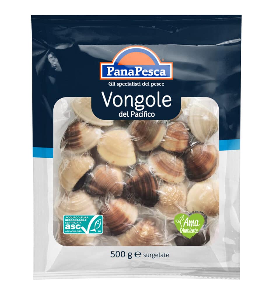 Pacific Clams in Shell | Panapesca